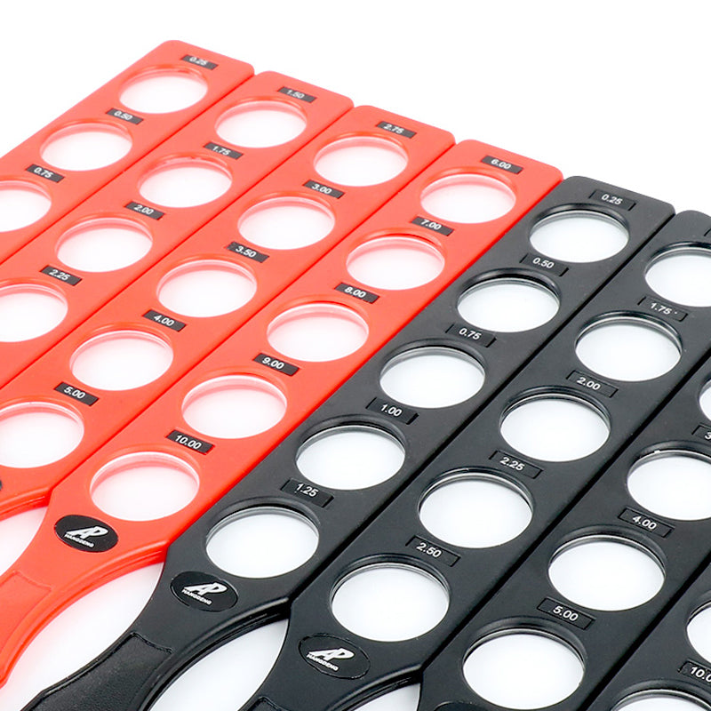 8 Plastic Retinoscopy Rack Lens Bars (40 Lenses) Set