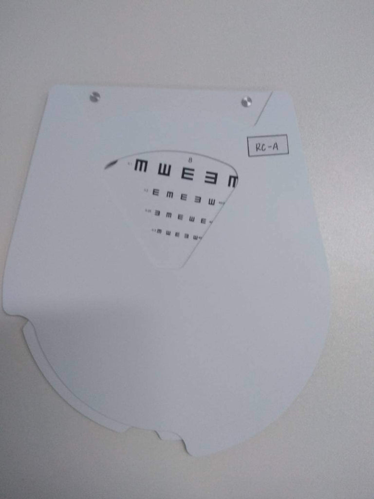 RC-A phoroptor near vision replacement point chart card